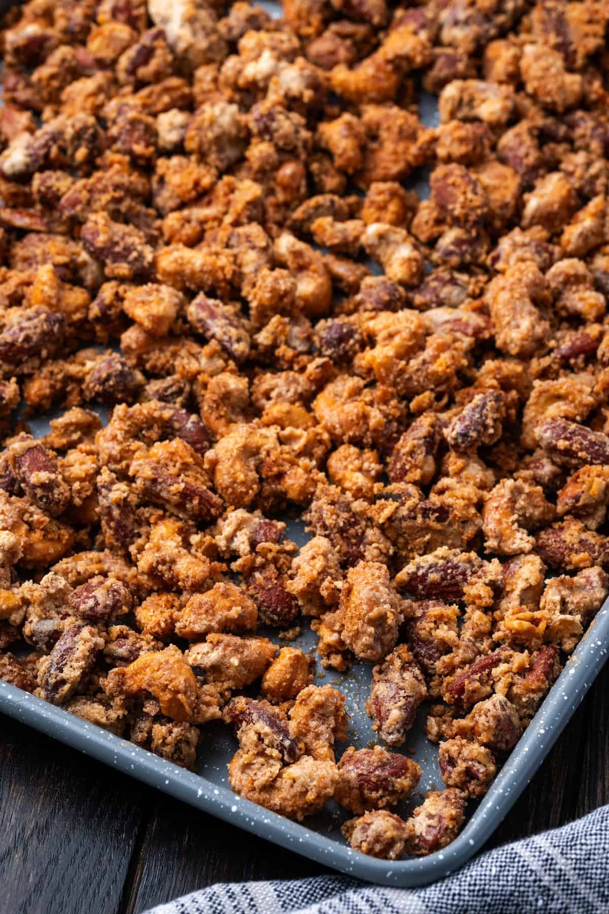 Mashuga Nuts Recipe (Cinnamon Spiced Nuts) | Cookies & Cups