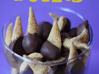 Bugle Cornucopias and a Thanksgiving Printable | Cookies & Cups