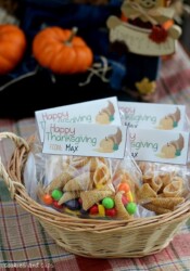 Bugle Cornucopias and a Thanksgiving Printable | Cookies & Cups