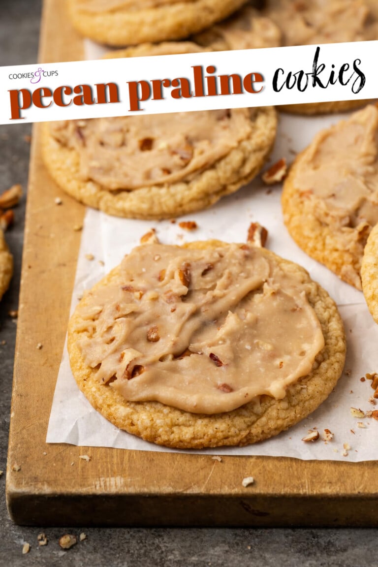 Pecan Praline Cookies | Cookies and Cups