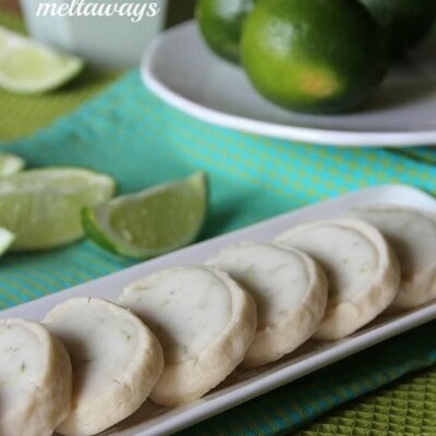Key Lime Meltaway Shortbread