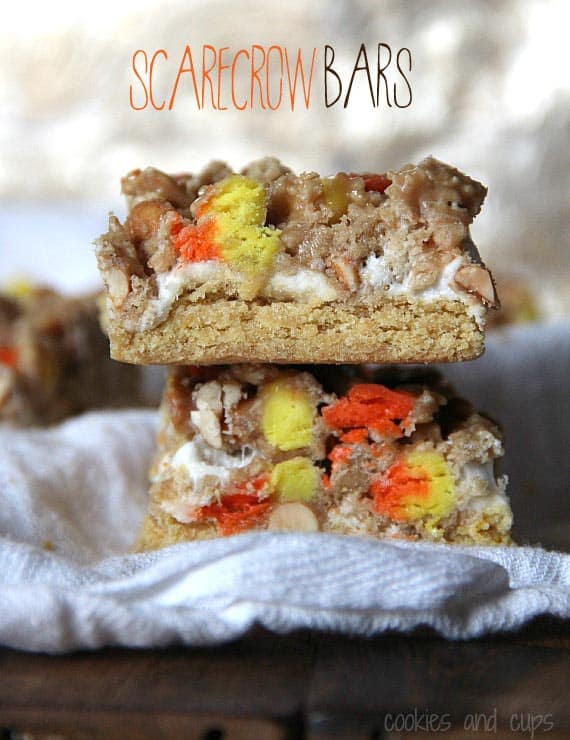 Scarecrow Bars | Easy Halloween Treat Recipe Your Family Will Love!