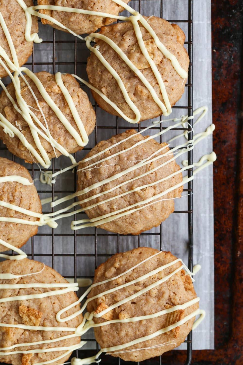 Cinnamon Toast Crunch Cookies - Cookies and Cups