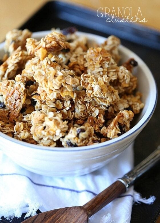 Snacking Granola Clusters - Cookies and Cups