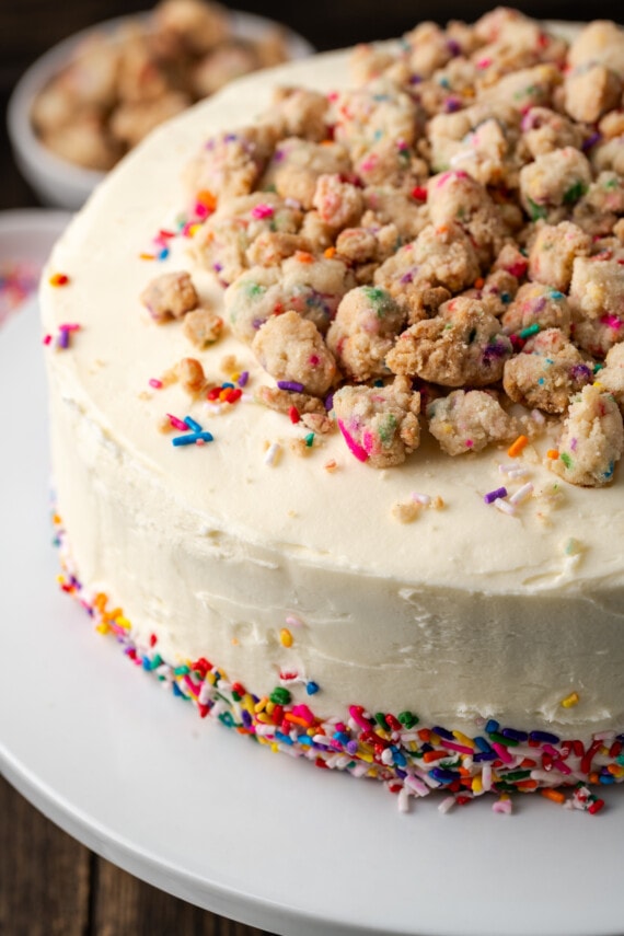 Homemade Confetti Cake | Cookies and Cups - PrimoReview