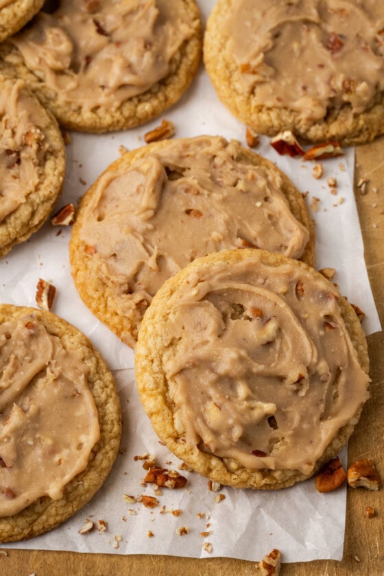 Pecan Praline Cookies | Cookies and Cups