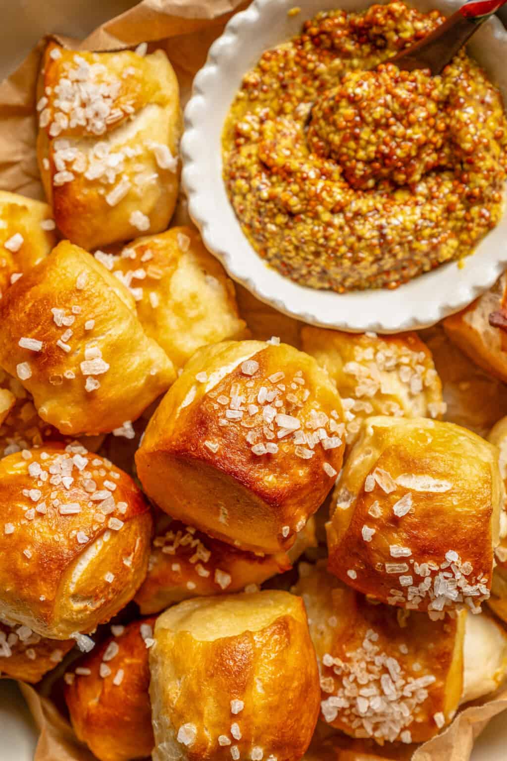 Soft Pretzel Bites 2 Ways Cookies And Cups