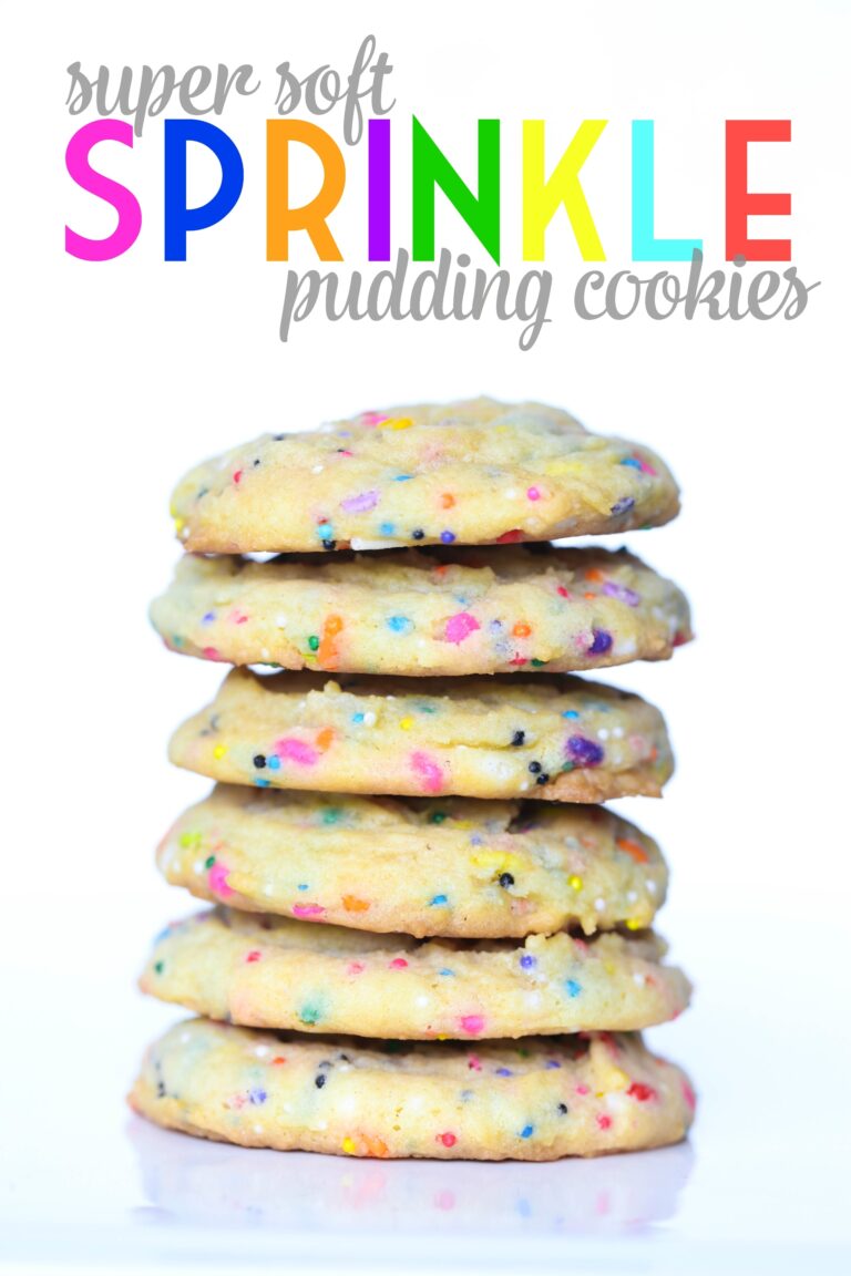 Super Soft Sprinkle Pudding Cookies | The BEST Sugar Cookie Recipe