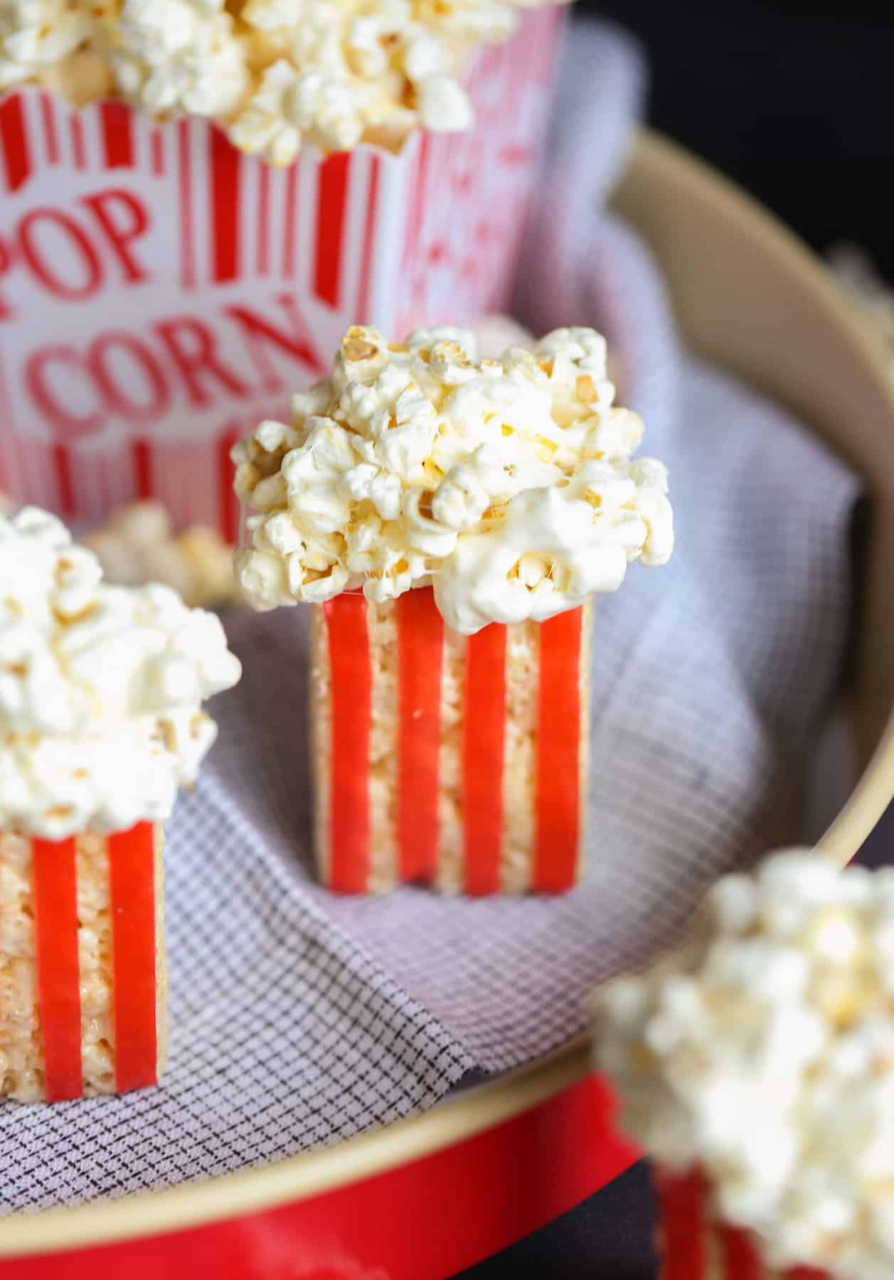 Rice Krispie Treats Movie Popcorn | Cookies and Cups