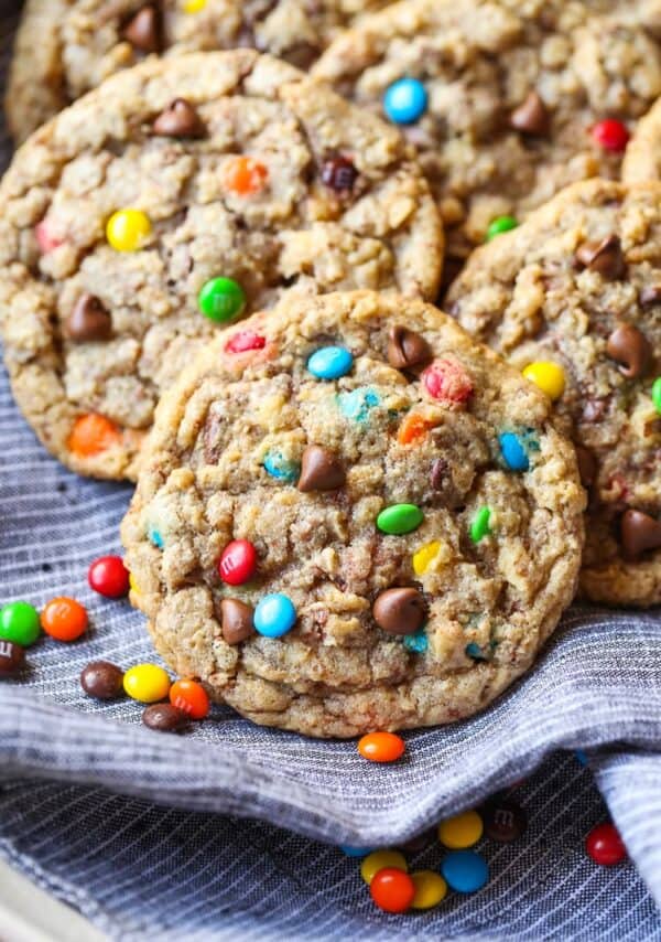 Chewy M&M Boyfriend Cookies Recipe | Cookies & Cups