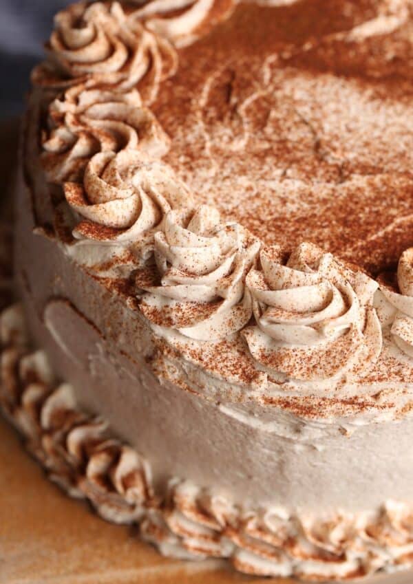 Cinnamon Roll Layer Cake | A Buttery Cinnamon Cake Recipe