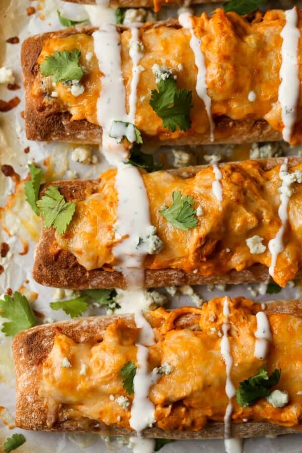 Cheesy Buffalo Chicken Bread | The Best Buffalo Chicken Recipe