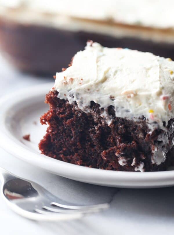 Easy Wacky Cake Recipe | No Eggs, No Dairy Cake!