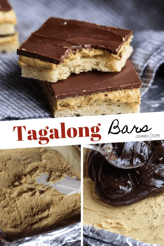 Tagalong Bars | Homemade Girl Scout Cookies | Best Cookie Bar Recipe