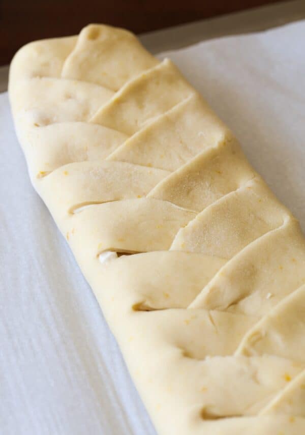 Easy Lemon Cream Cheese Braid - Cookies and Cups