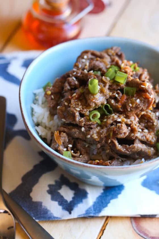 Asian Fire Meat - An Easy Spicy Asian-Inspired Dish | Cookies and Cups