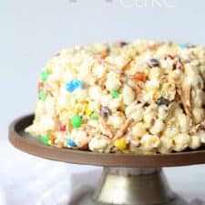 Popcorn Cake | Super Quick and Easy No Bake Cake Recipe