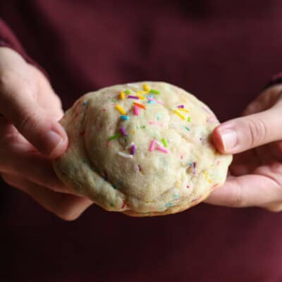 HUGE Half Pound Sprinkle Cookies! | Cookies and Cups