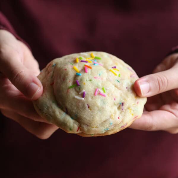 HUGE Half Pound Sprinkle Cookies! | Cookies and Cups
