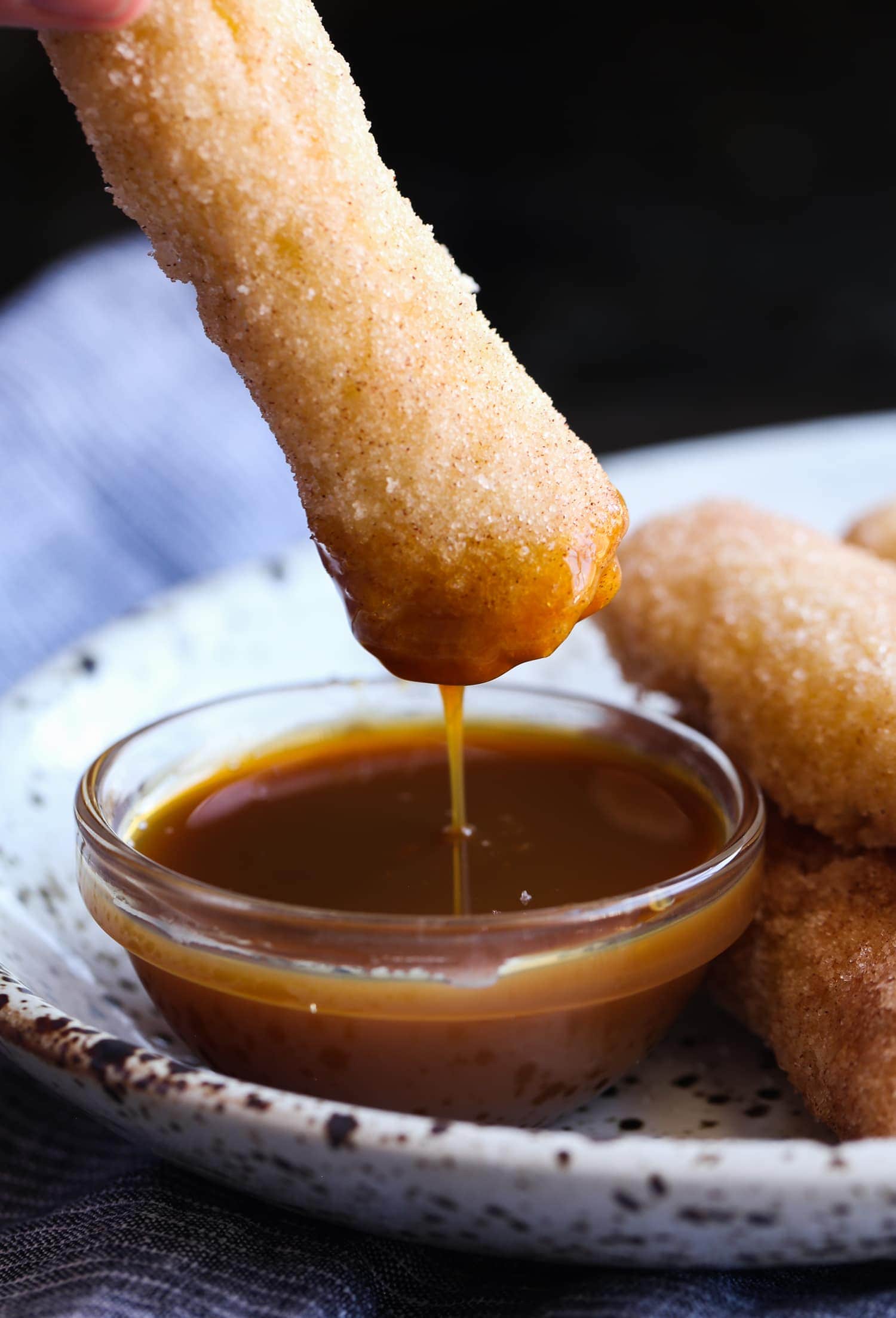 Cream Cheese Churro Rollups | Easy Cream Cheese Filled Churro Recipe