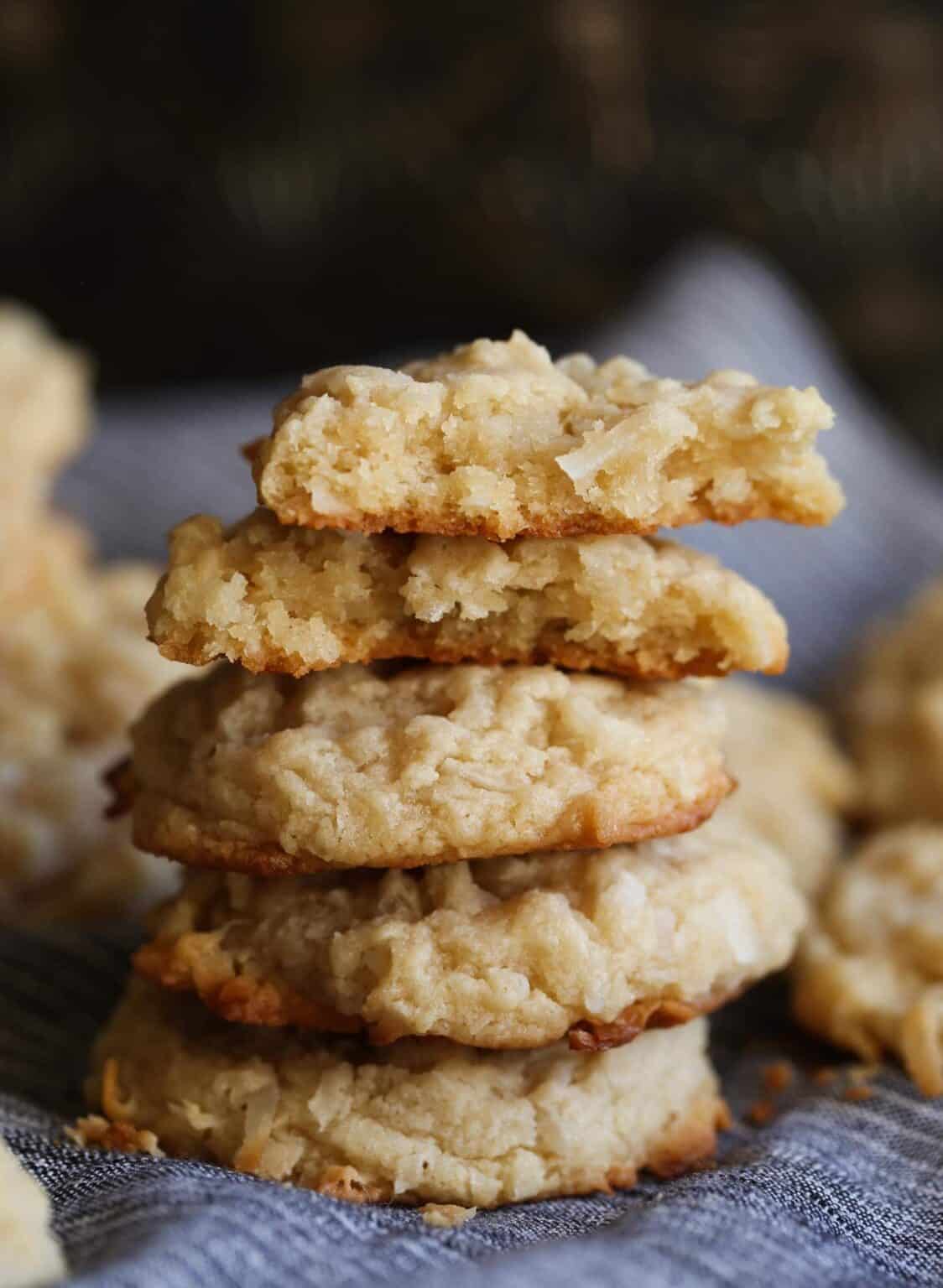 Coconut Cream Cheese Cookies | Easy Coconut Cookie Recipe