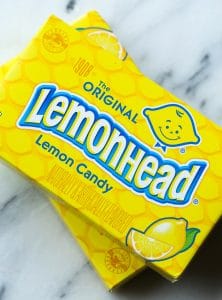 Lemonhead Cookies | Cookies and Cups