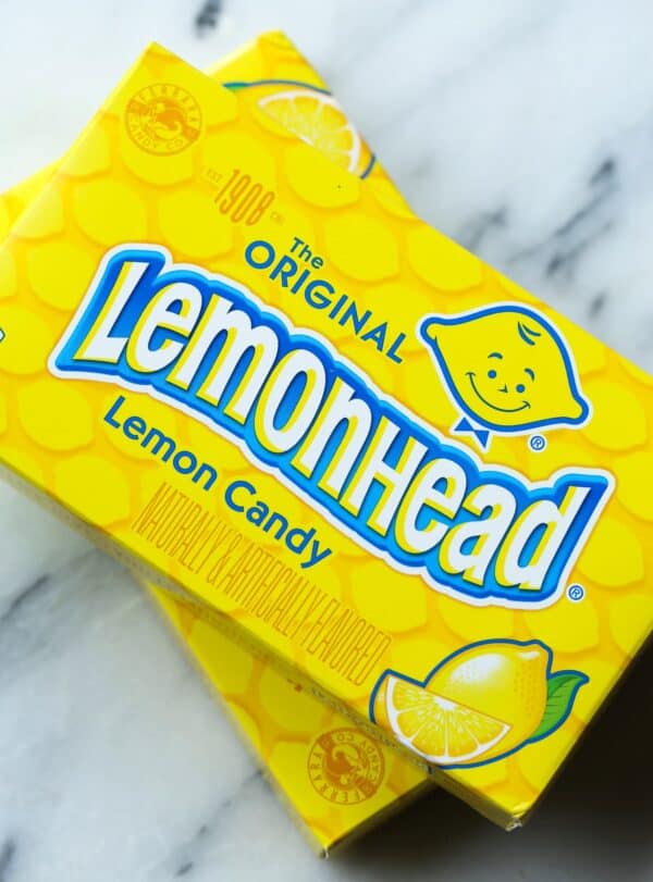 Lemonhead Cookies | Cookies and Cups