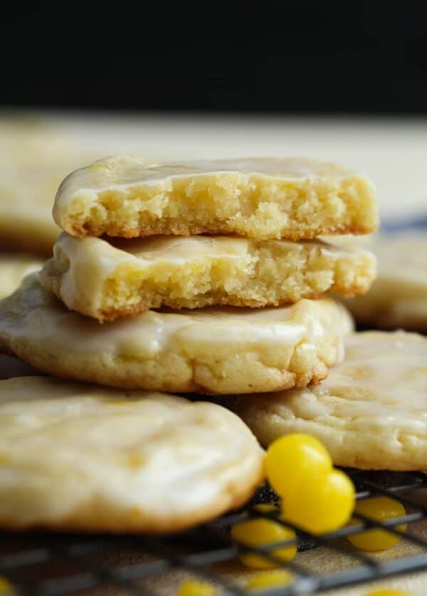 Lemonhead Cookies | Cookies and Cups