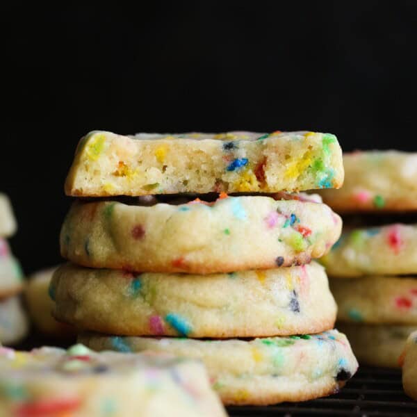 Lemonhead Cookies | Cookies and Cups
