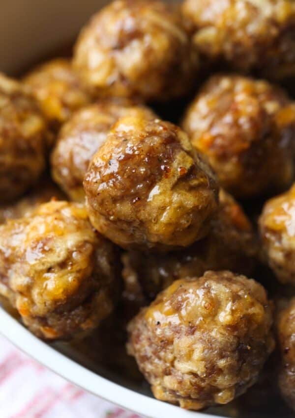 Easy Breakfast Meatballs | Cookies and Cups