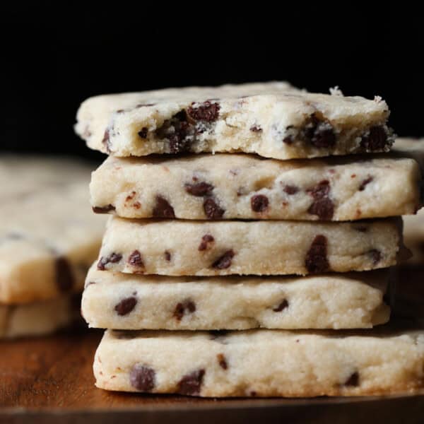 Chocolate Chip Shortbread - An Easy Twist on a Classic Cookie