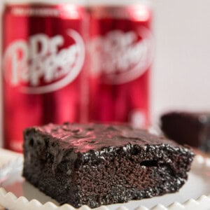Dr Pepper Cake - An EASY Chocolate Cake Recipe | Cookies and Cups