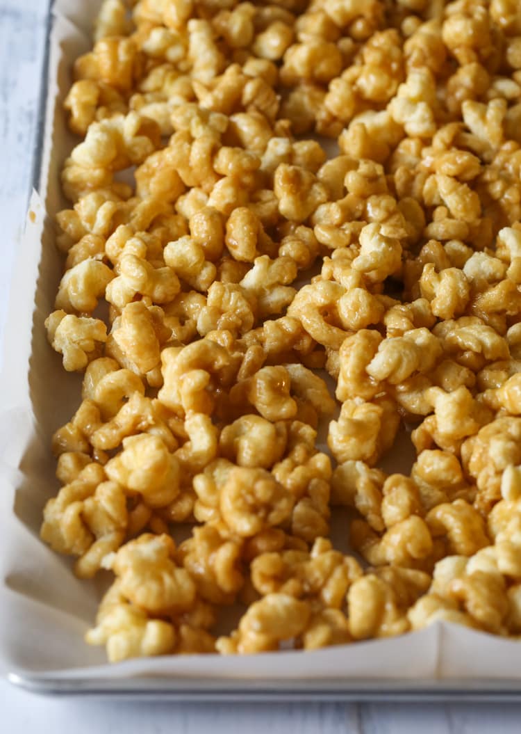 Caramel Puff Corn Recipe | A Sweet and Salty Snack Idea