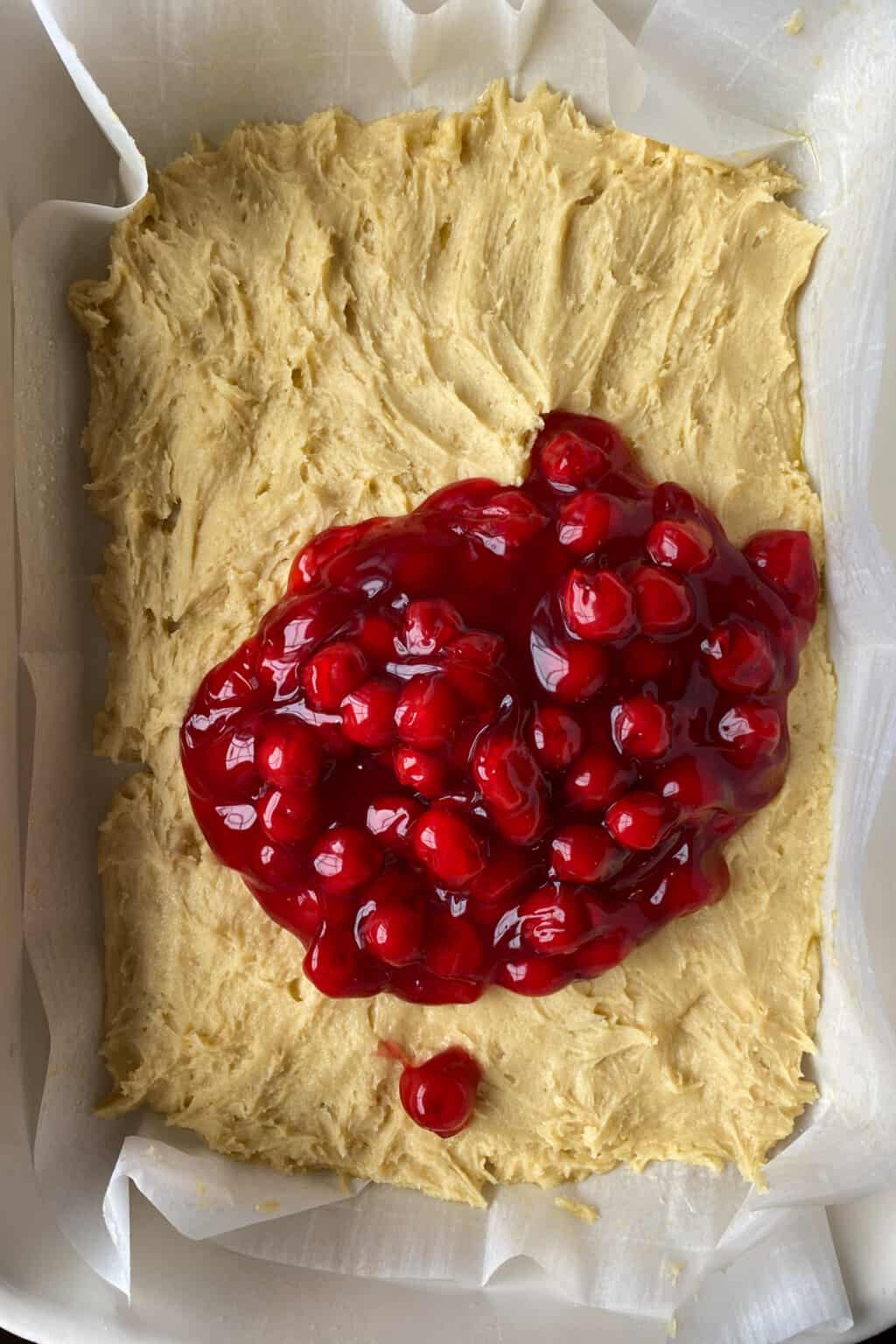 Cobblestone Cherry Cake | Cookies and Cups