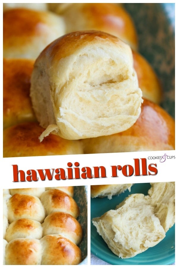 Fluffy Homemade Hawaiian Rolls Recipe | Cookies & Cups