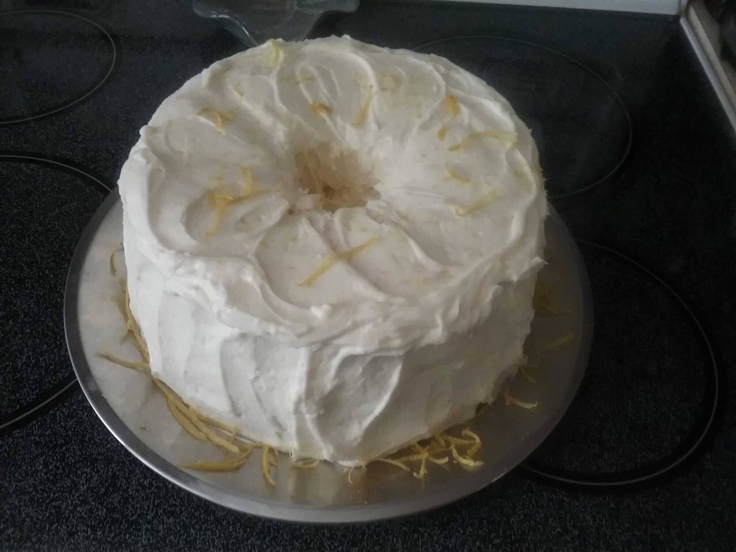 Fluffy Lemon Chiffon Cake Recipe | Cookies & Cups