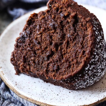 Super Moist Chocolate Pound Cake | Cookies and Cups
