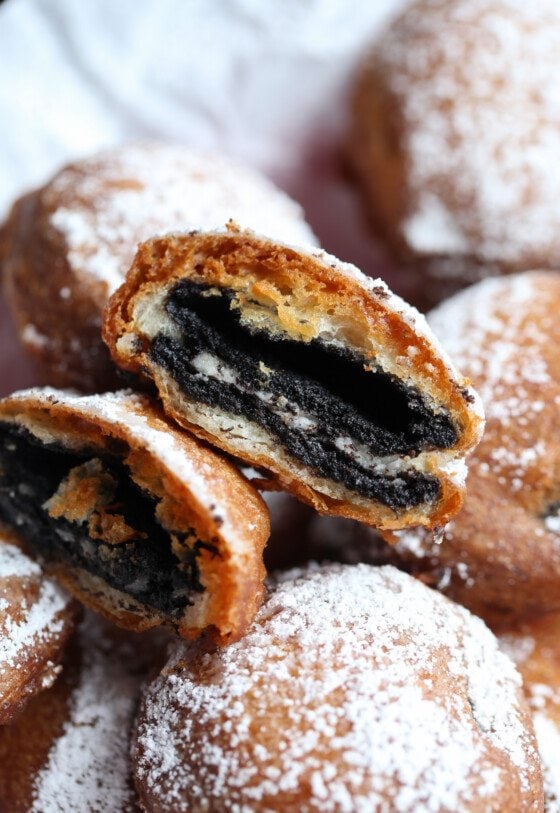 How To Make Easy Deep Fried Oreos - Cookies and Cups