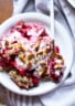 Creamy Cherry Pretzel Dessert - Cookies and Cups