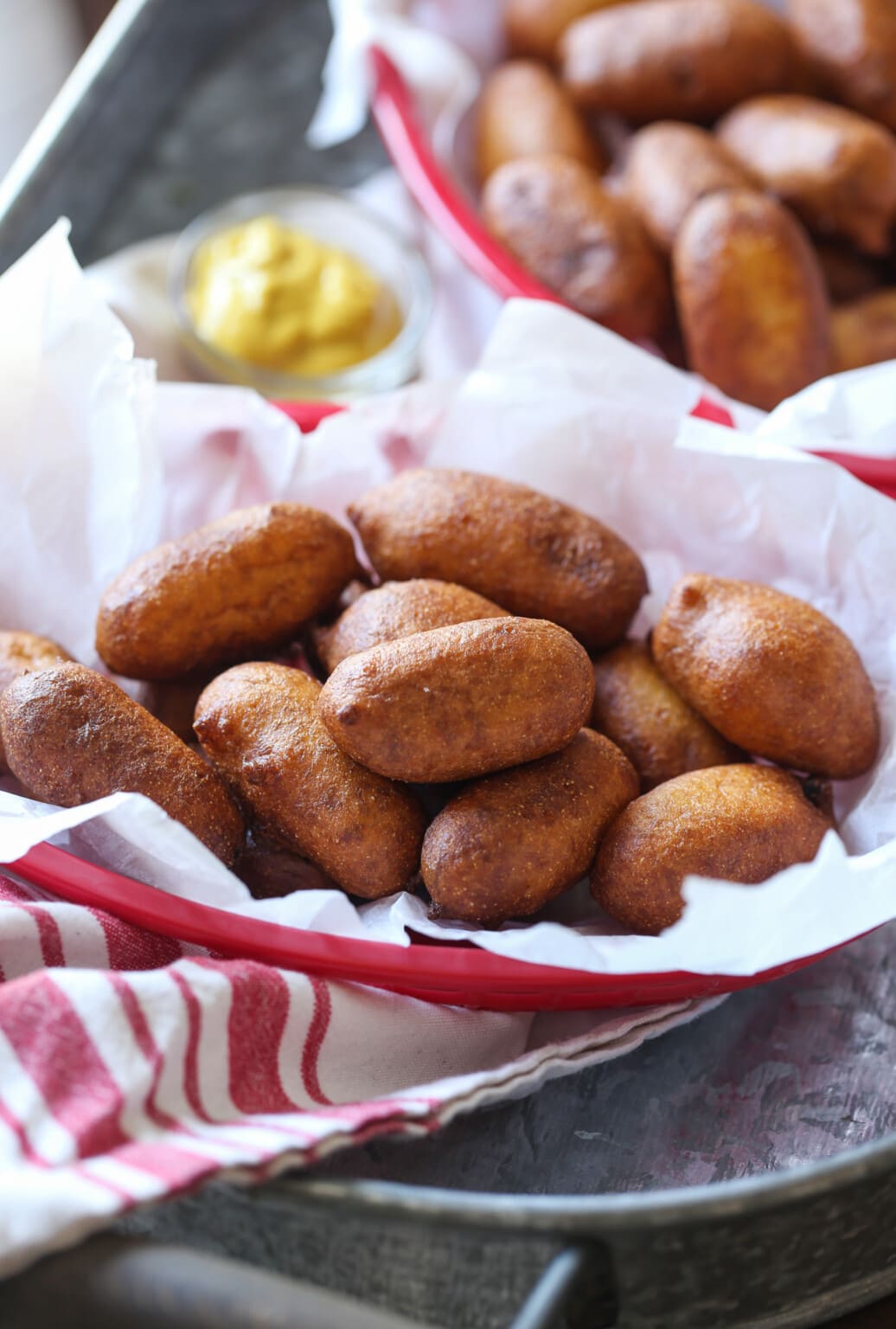 Homemade Mini Corn Dogs Recipe | Cookies and Cups