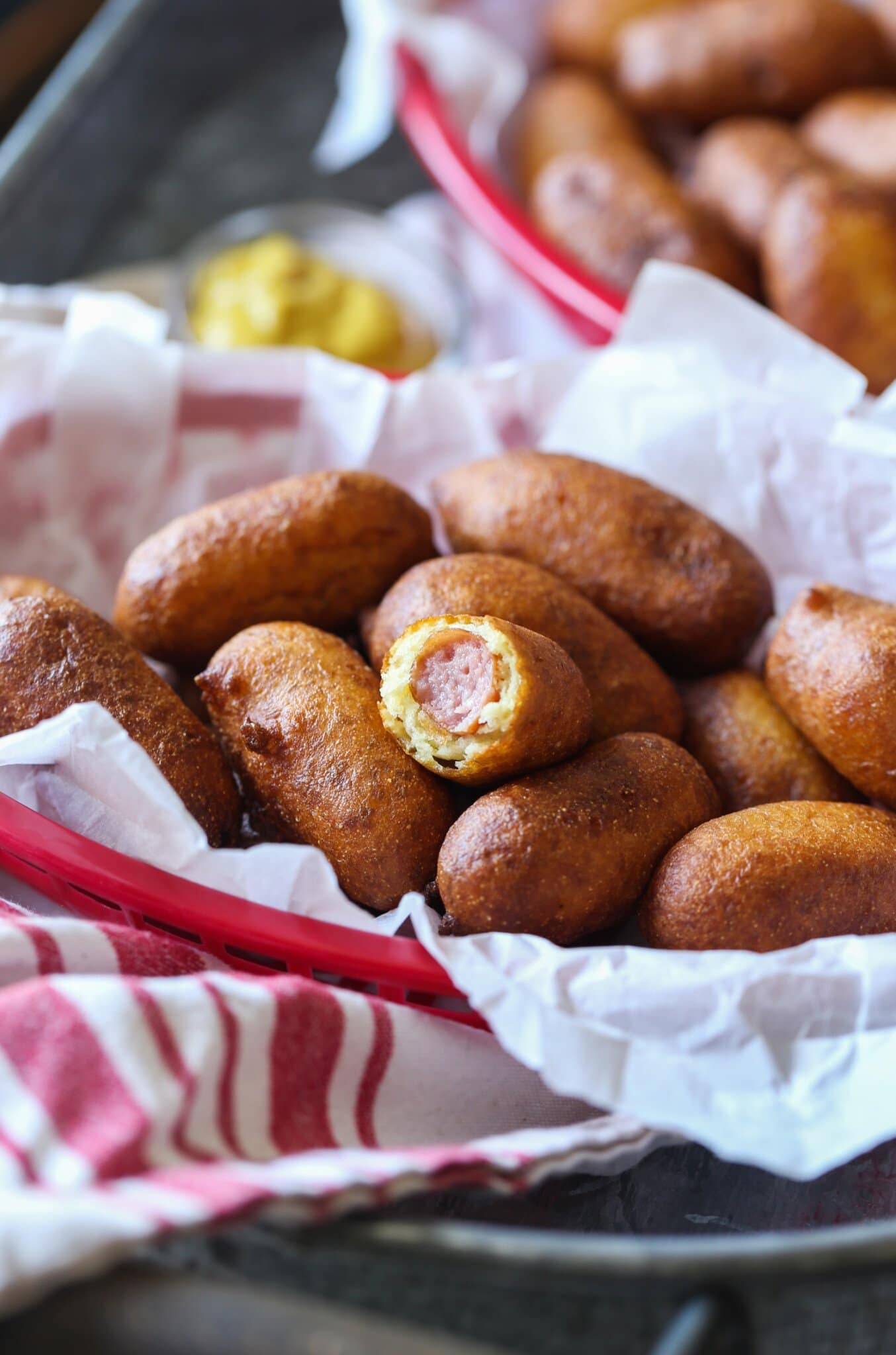 Homemade Mini Corn Dogs Recipe | Cookies and Cups