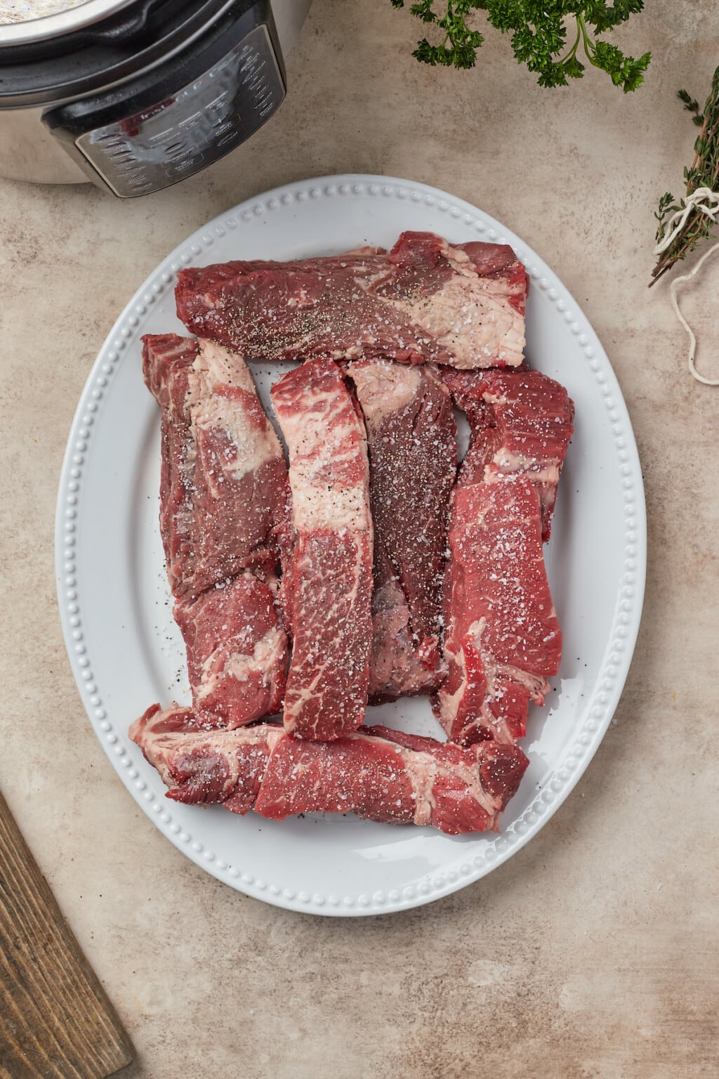 Juicy Instant Pot Short Ribs | Cookies and Cups