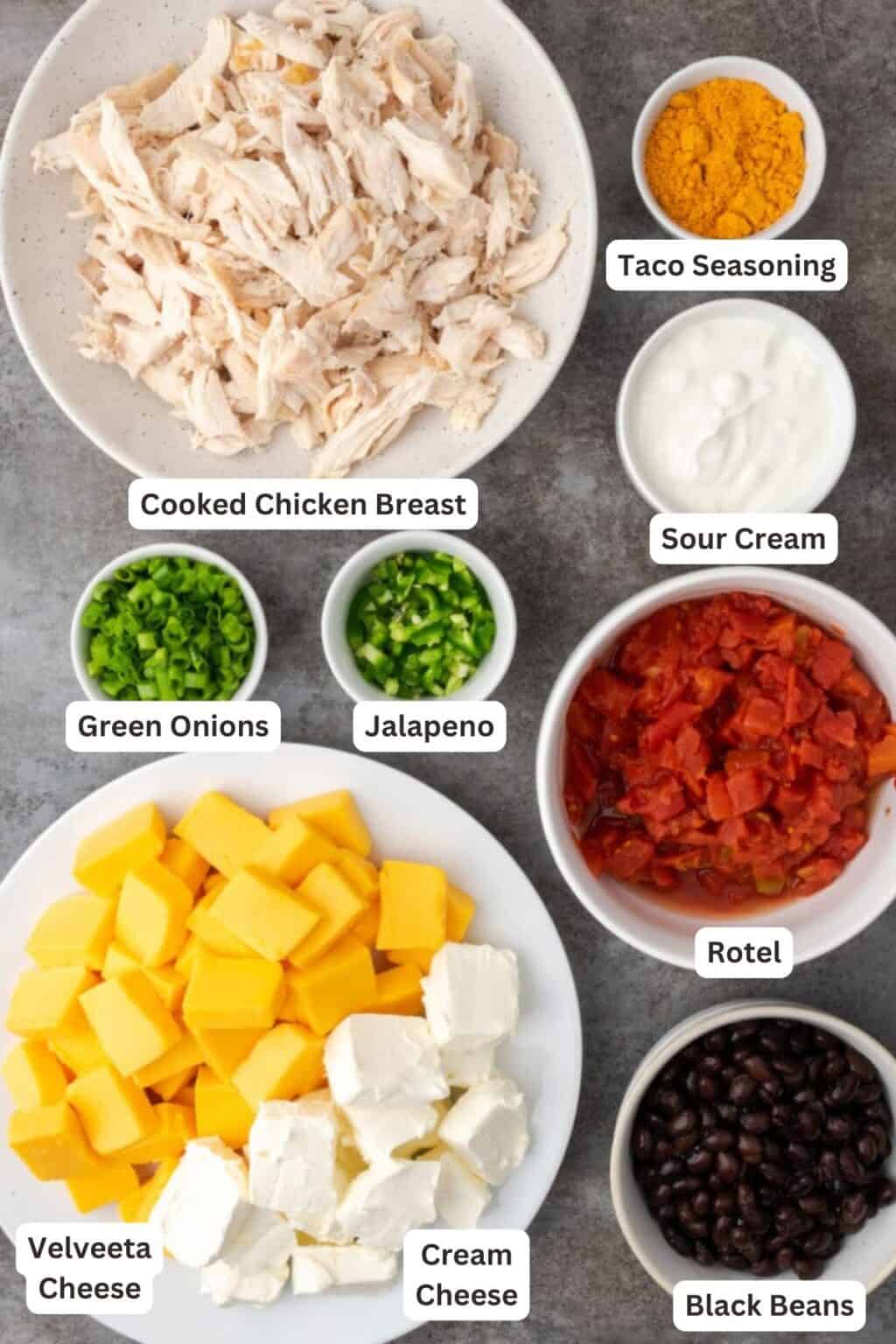 Crock Pot Chicken Nacho Dip | Cookies and Cups