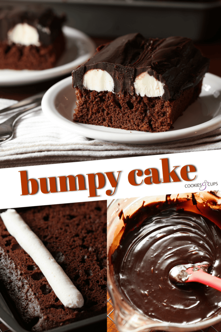 Bumpy Cake - Cookies and Cups