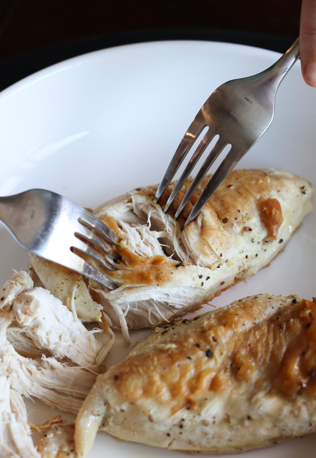 Shredded Chicken (In Under 30 Minutes) | Cookies and Cups