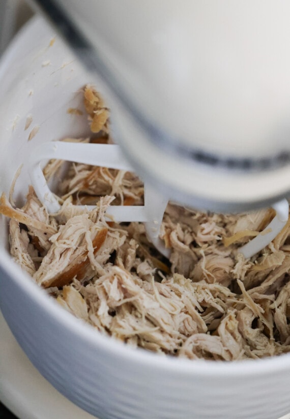 Shredded Chicken (In Under 30 Minutes) | Cookies and Cups
