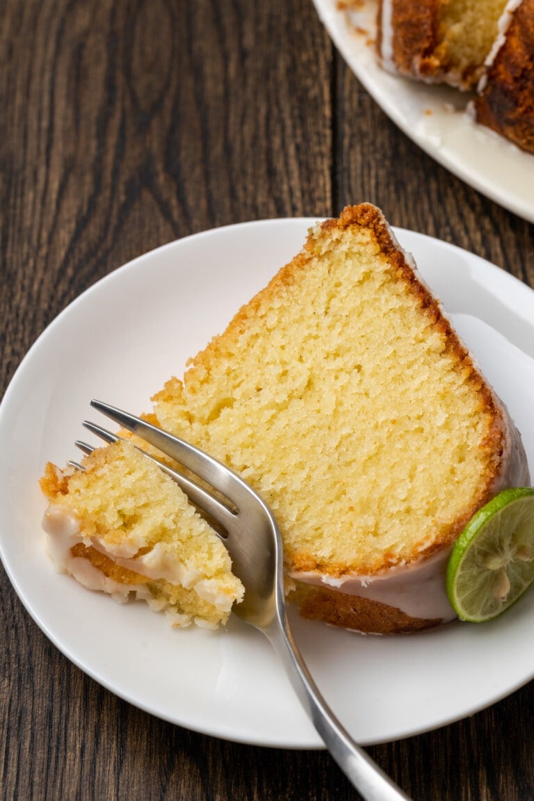 Key Lime Pound Cake | Cookies and Cups