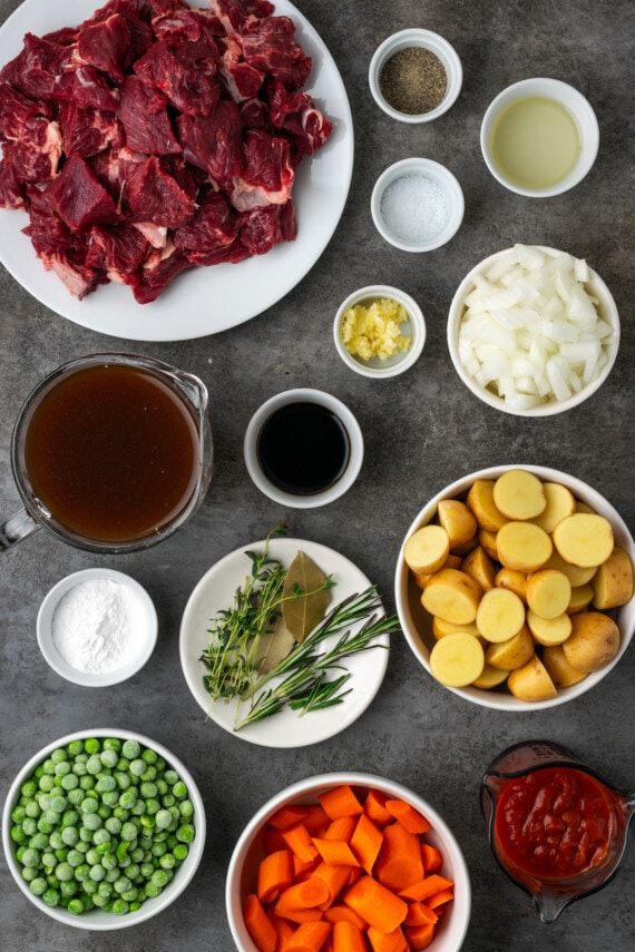 Instant Pot Beef Stew | Cookies and Cups