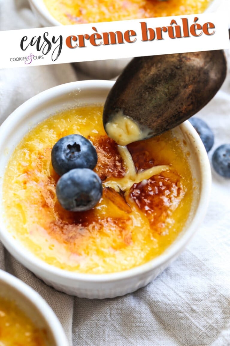 Easy Crème Brûlée - Step by Step Recipe | Cookies and Cups