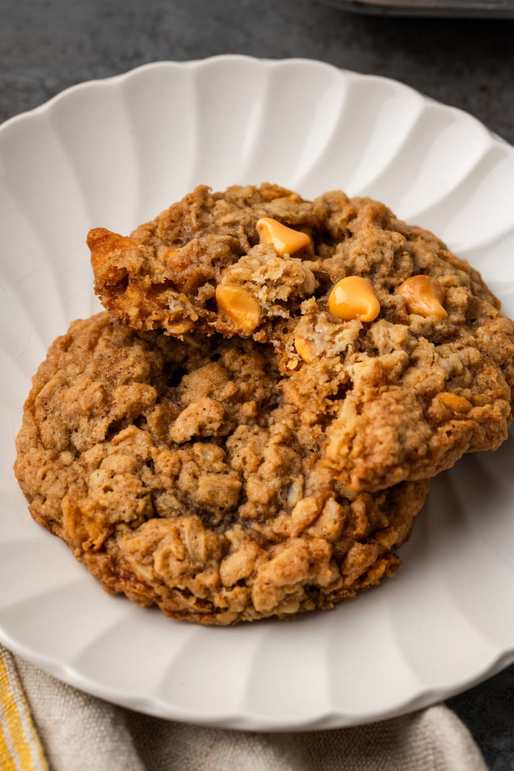 Oatmeal Butterscotch Cookies | Cookies and Cups